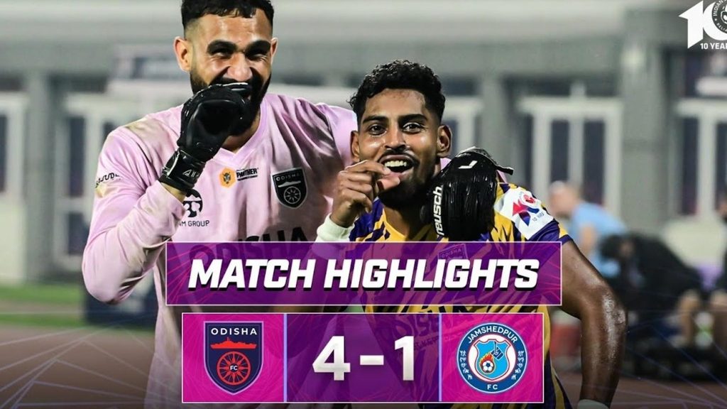 Match Highlights | Odisha FC 4-1 Jamshedpur FC | MW 12 | ISL 2023-24