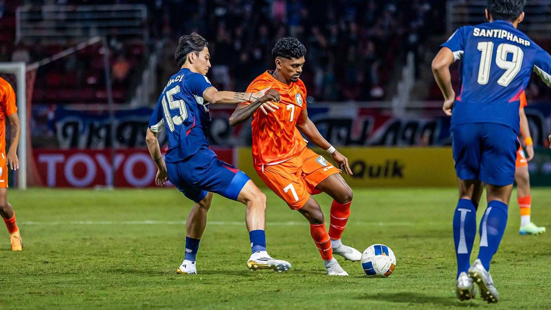 India lose to Thailand in final warm-up before AFC Asian Cup qualifier