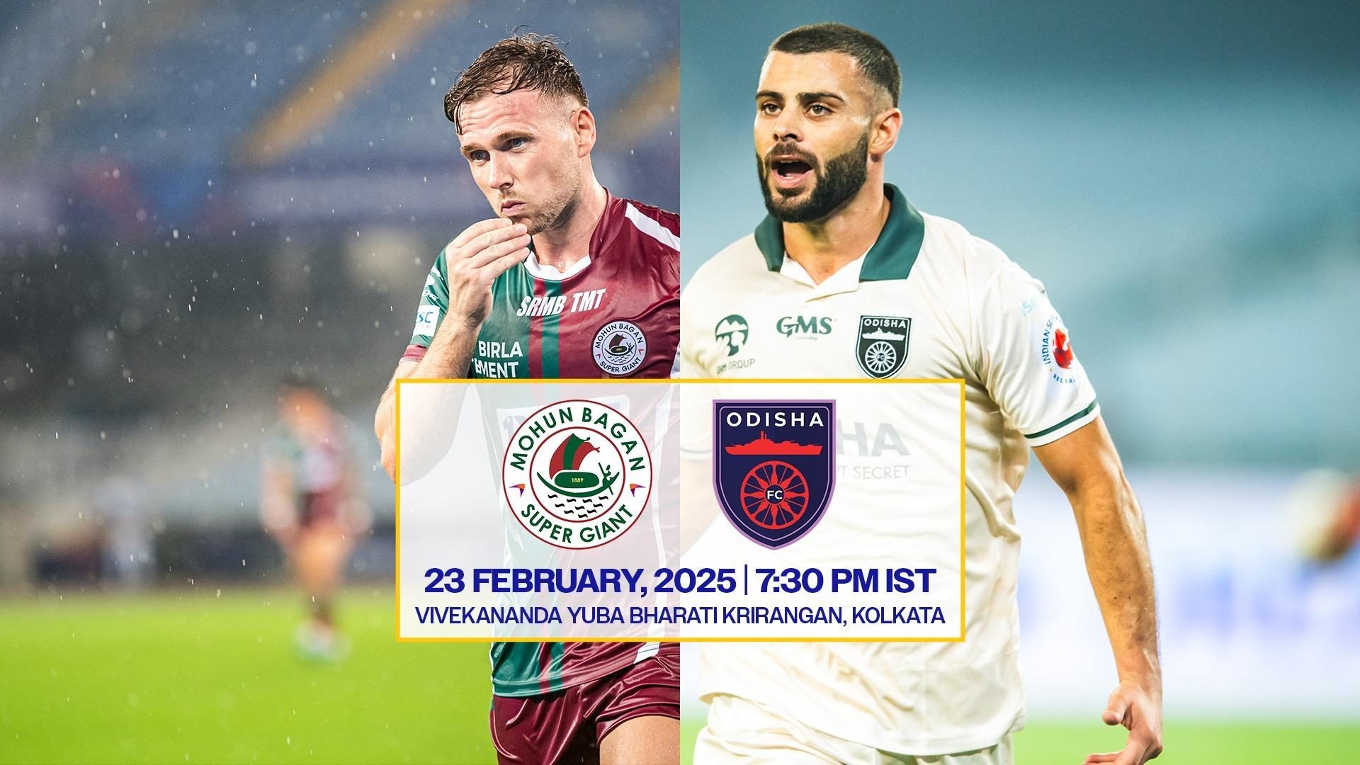 Preview: Mohun Bagan Super Giant aim to seal League Shield with win over Odisha FC