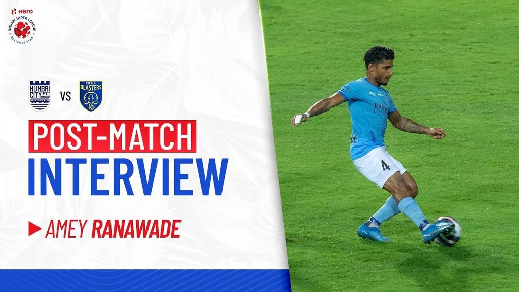 Post-match Interview - Amey Ranawade | MCFC vs KBFC | Hero ISL 2021-22