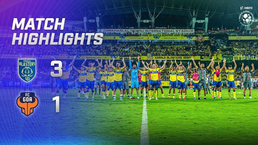 Highlights - Kerala Blasters 3-1 FC Goa | MW 6, Hero ISL 2022-23