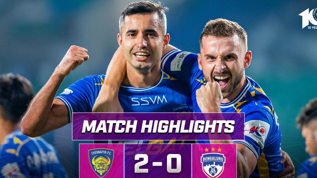 Match Highlights | Chennaiyin FC 2-0 Bengaluru FC | MW 10 | ISL 2023-24
