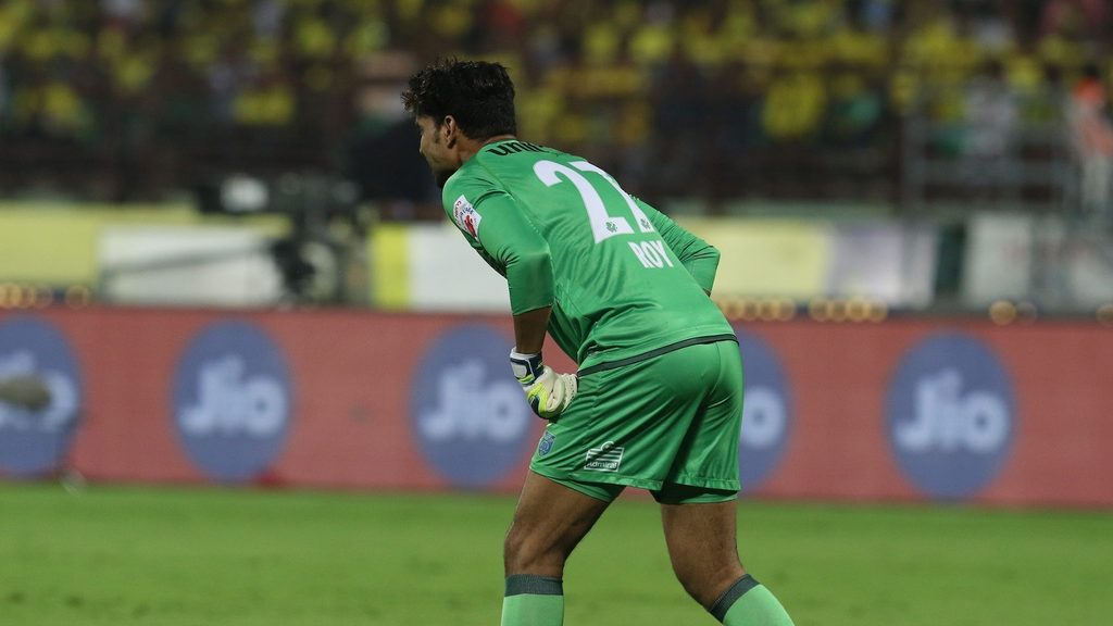 Subhasish Roy with a smart save