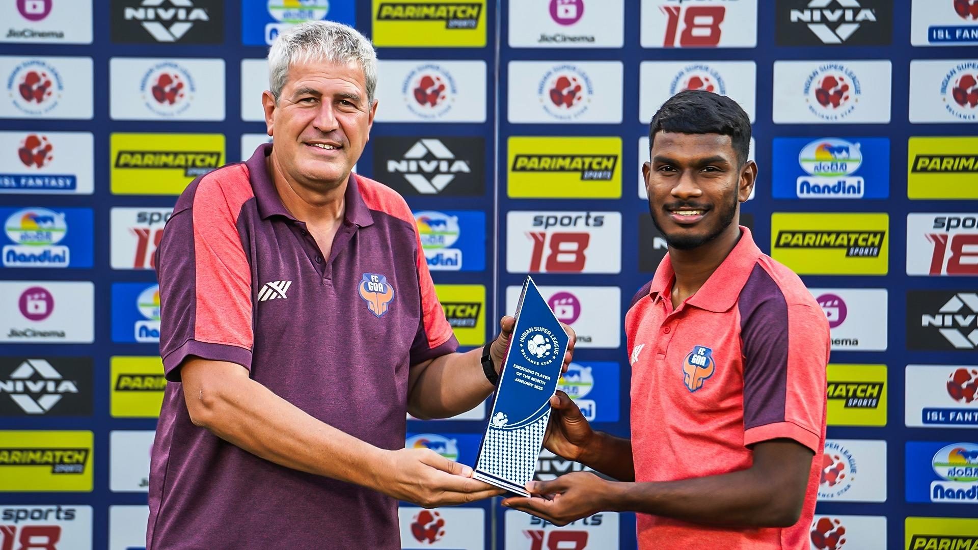 FC Goa's Brison Fernandes voted Emerging Player of the Month for January